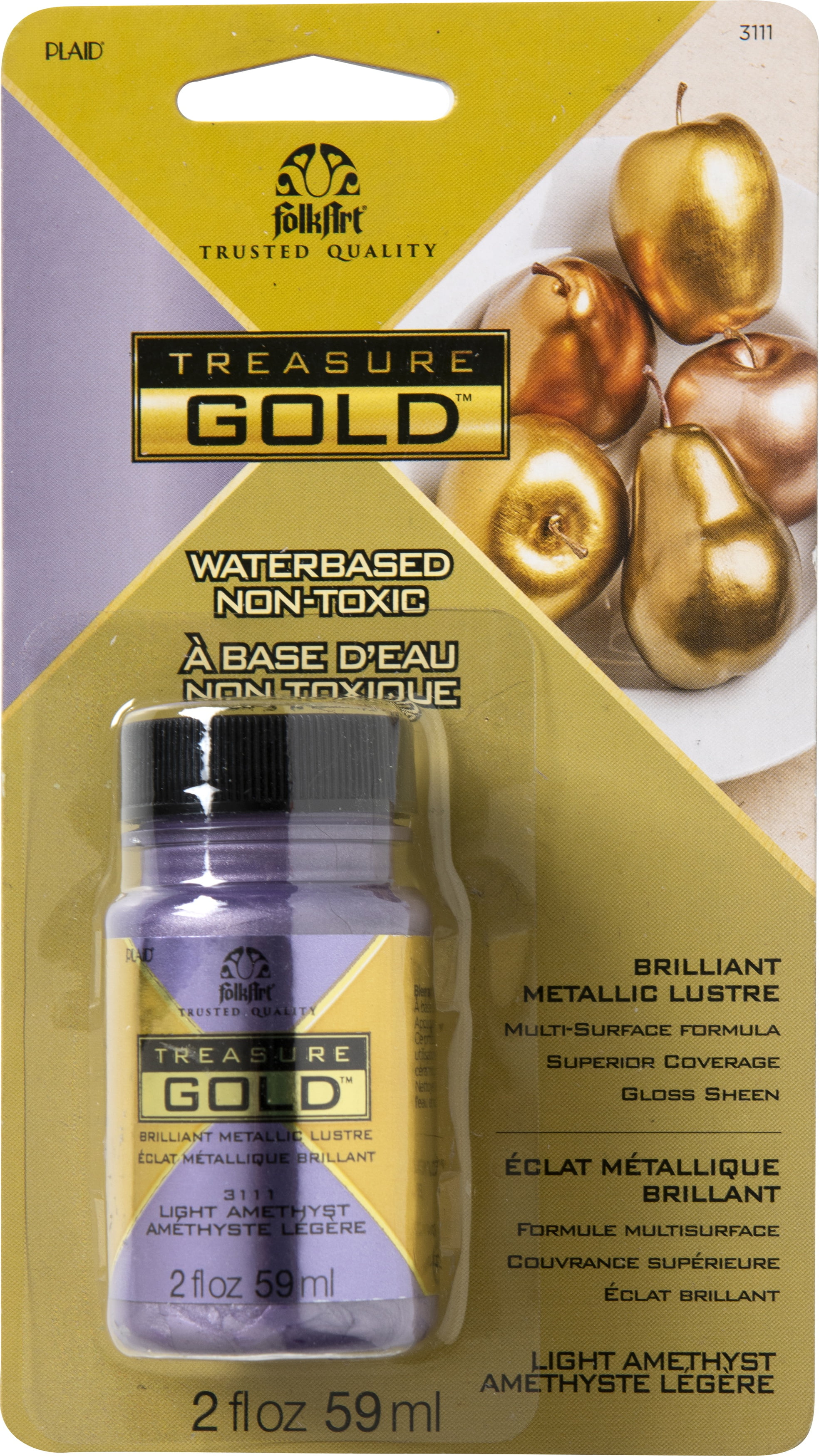 FolkArt Treasure Gold Paint 2oz-Amethyst - Walmart.com