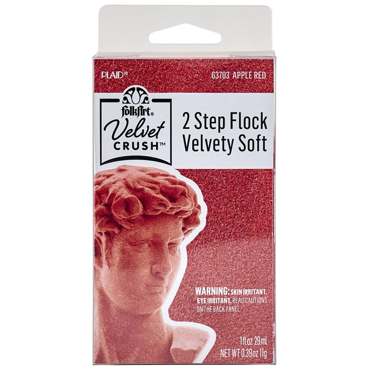 FolkArt Velvet Crush Flocking Kit-Apple Red - Walmart.com