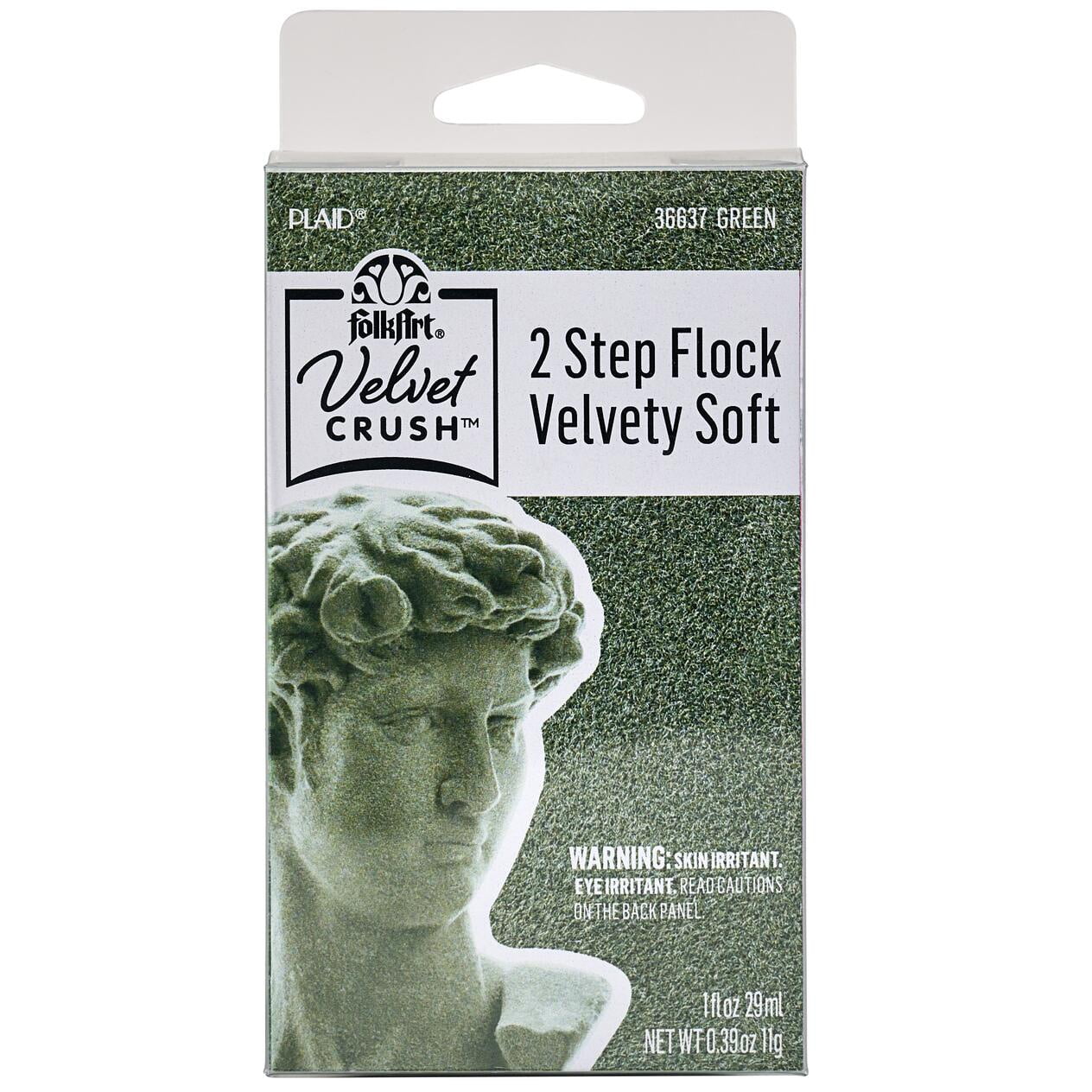 FolkArt Velvet Crush Flocking Kit-Green - Walmart.com