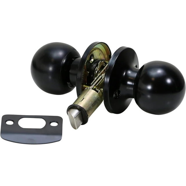 Folkamp Style 2 Machte Black Passage RV Lockset - Trailer & Mobile Home ...