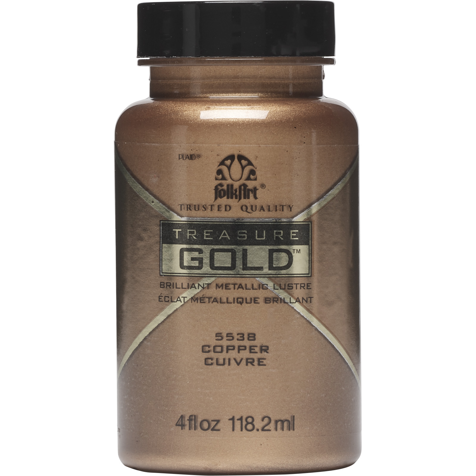 FolkArt Treasure Gold Metallic Paint - Walmart.com