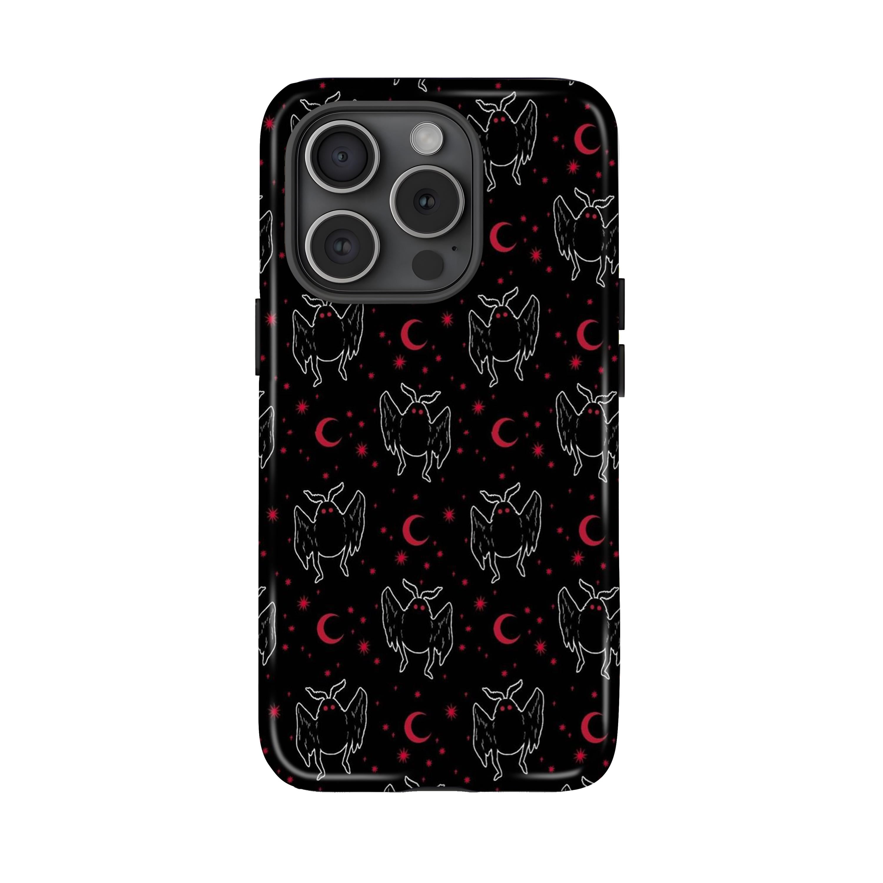 Folklore Cryptid Moth Creature Phone Case with iPhone 17 through 11 Pro ...