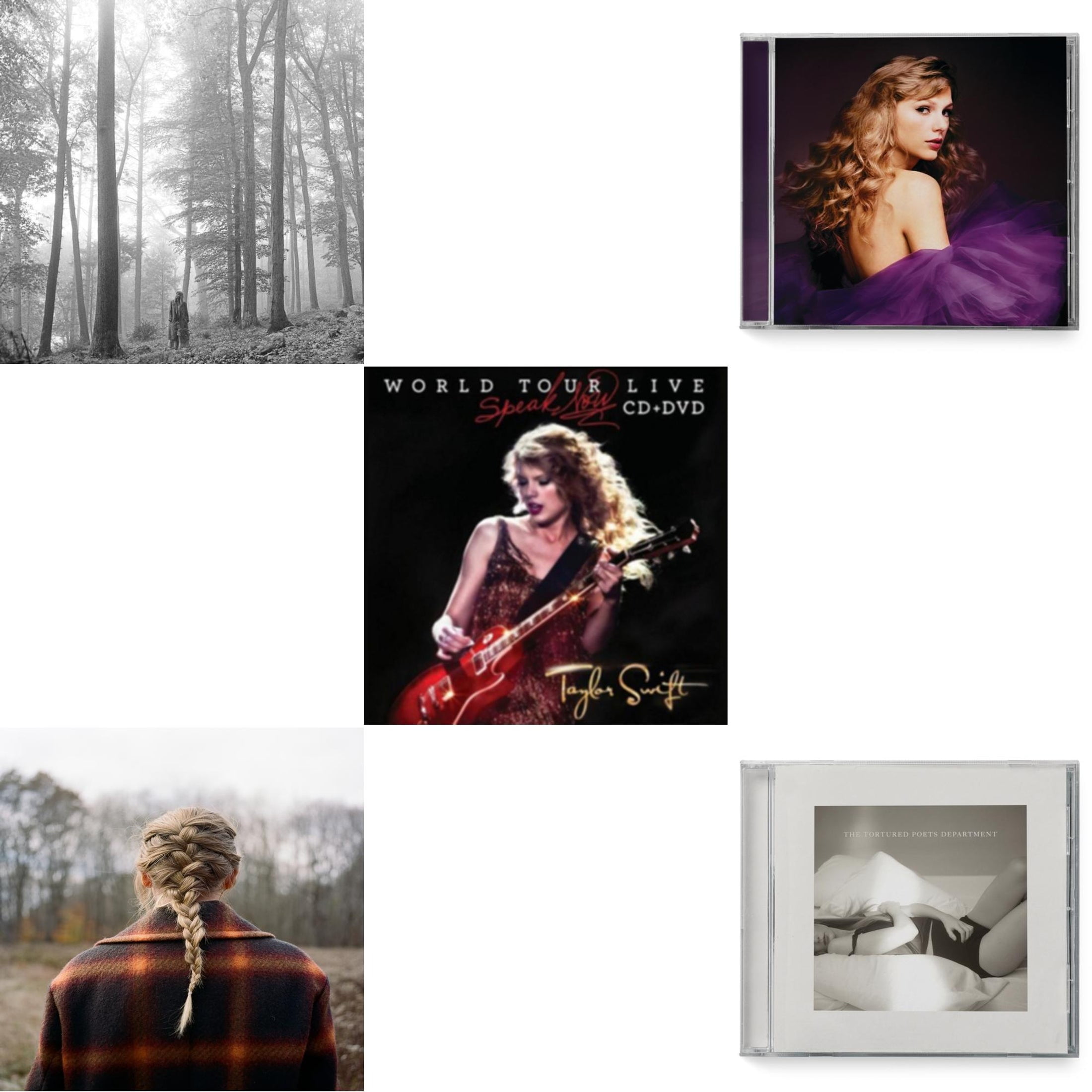 Folklore (Edited) & Evermore (X) & Speak Now World Tour Live (CD/DVD ...