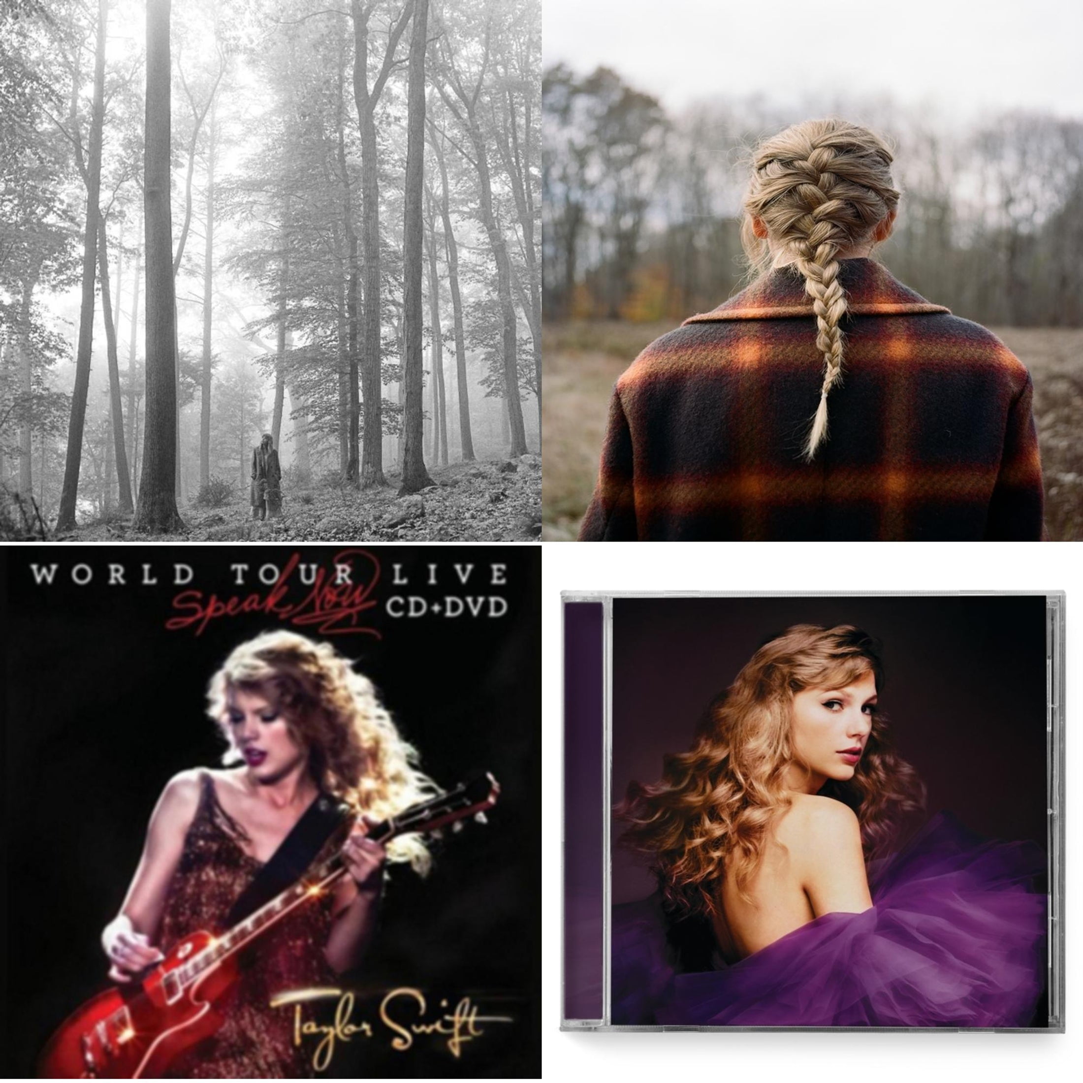 Folklore (Edited) & Evermore (X) & Speak Now World Tour Live (CD/DVD ...