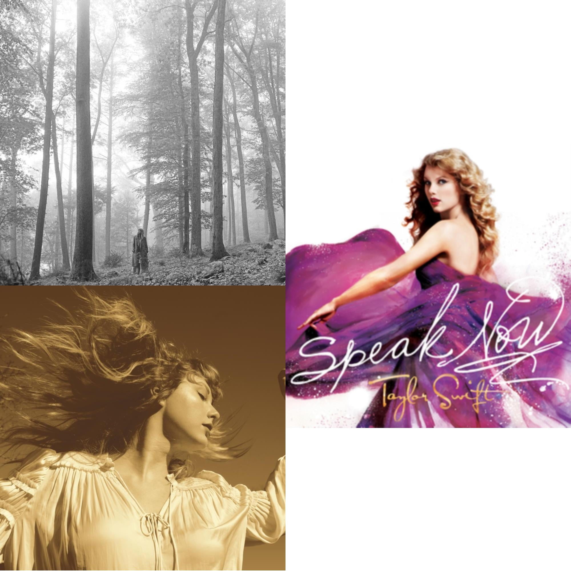 Folklore (Edited) & Fearless (Taylor's Version) (2CD) & Speak Now - Walmart.com