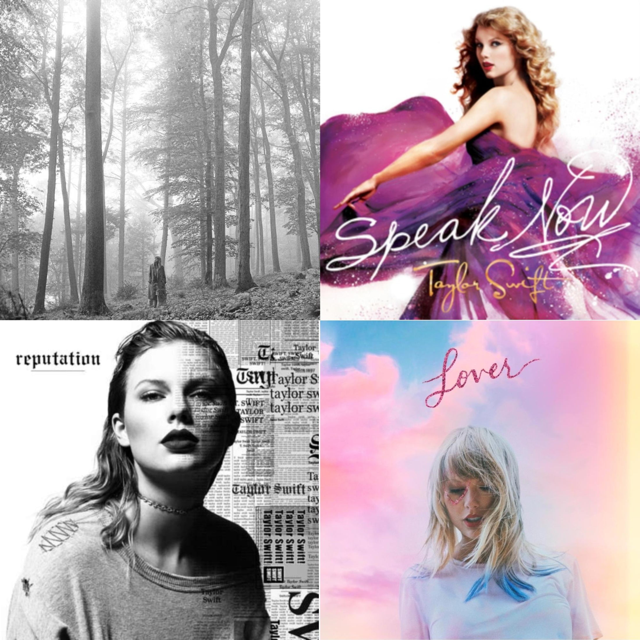 Folklore (Edited) & Speak Now & Reputation & Lover (Deluxe) (Version 1 ...