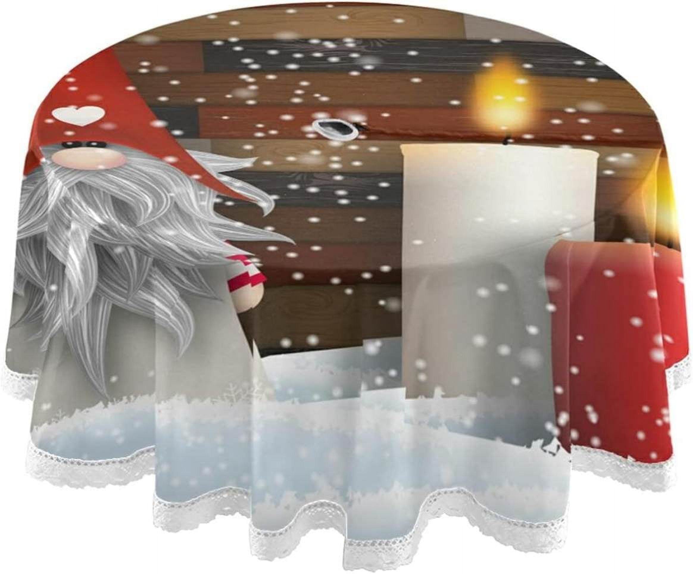 Folklore Elves Tomte Traditional Gnome Santa Claus Candles Wood Wall ...