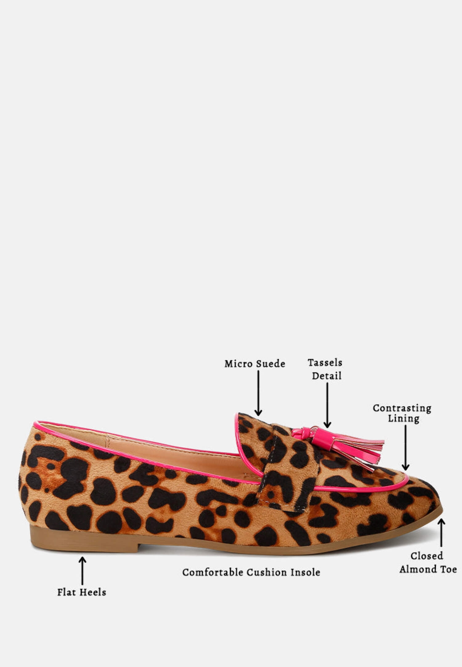 Folklore Micro Suede Tassel Loafers - Walmart.com