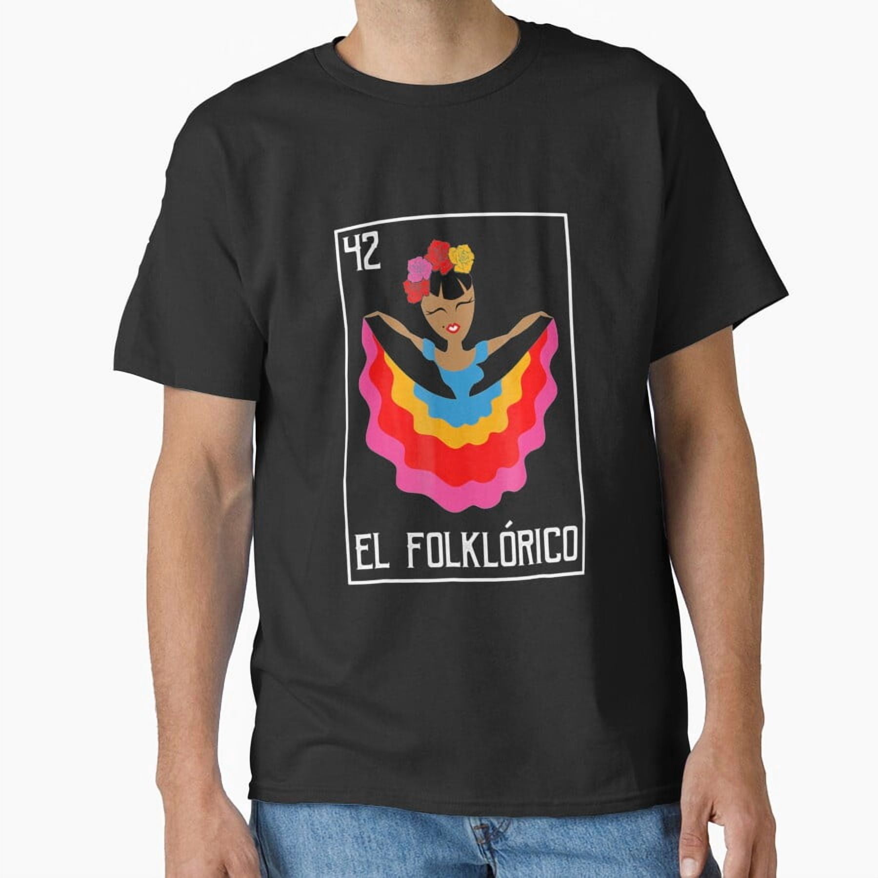 Folklorico Loteria Mexican Dance Cultural Christmas Style Unisex T ...