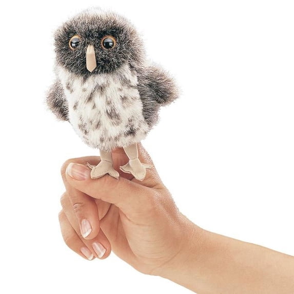 Folkmanis, Finger Puppet, Mini Spotted Owl, 4 inches - Walmart.com