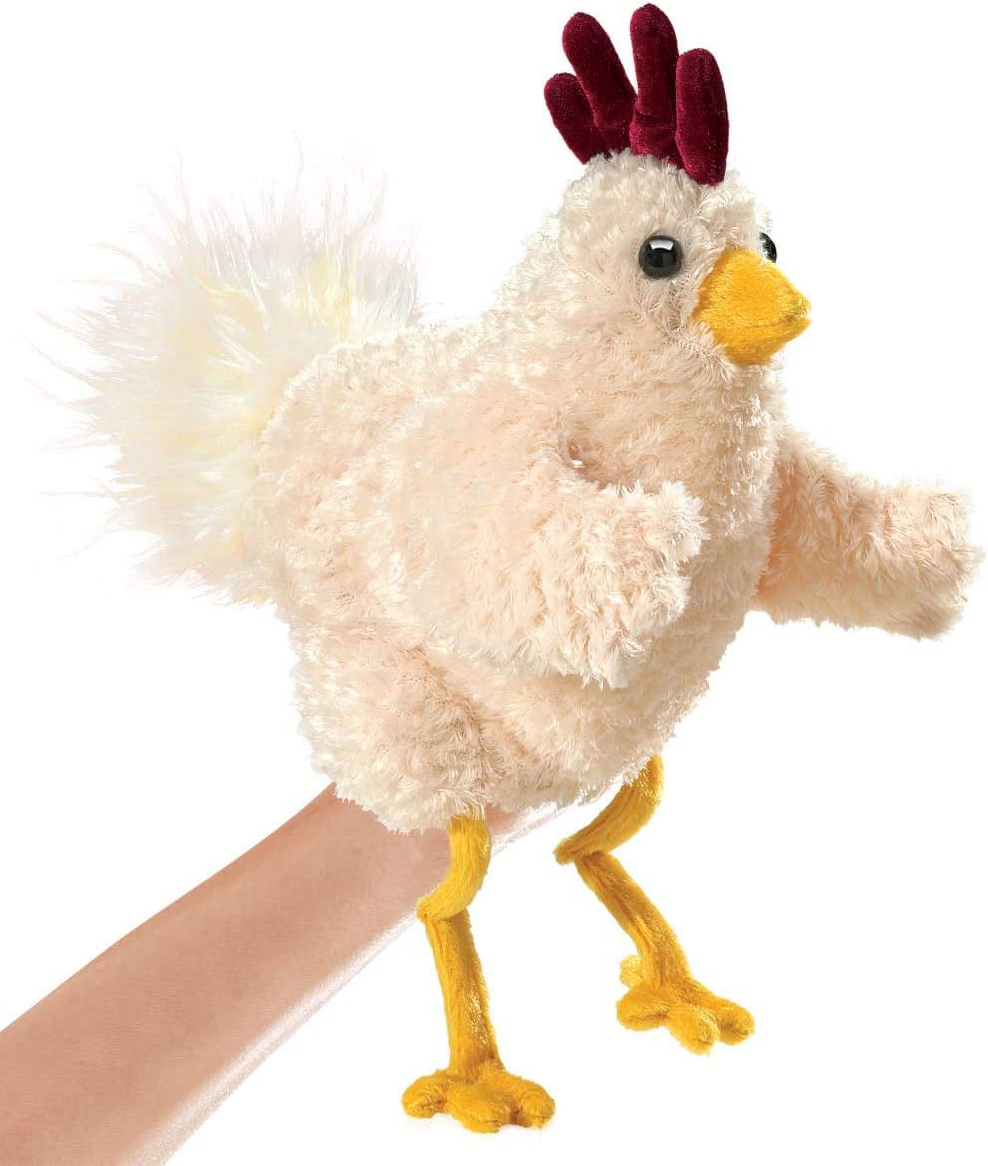 Folkmanis Funky Chicken Hand Puppet, Multi-Colored, (Model: 3030 ...