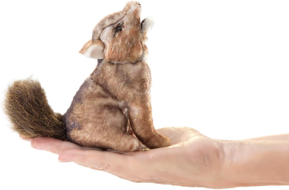 Finger Puppet - Folkmanis - Mini Coyote - Walmart.com