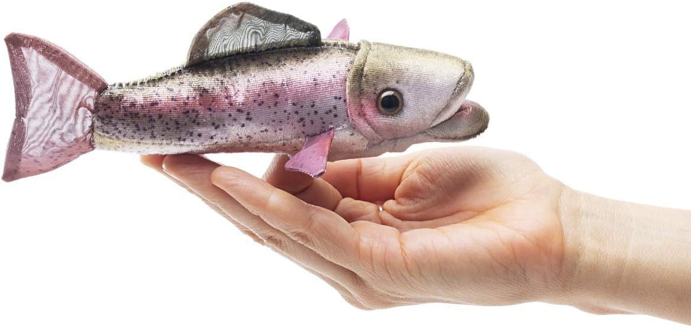 Folkmanis Puppets Rainbow Trout Finger Puppet - Walmart.com
