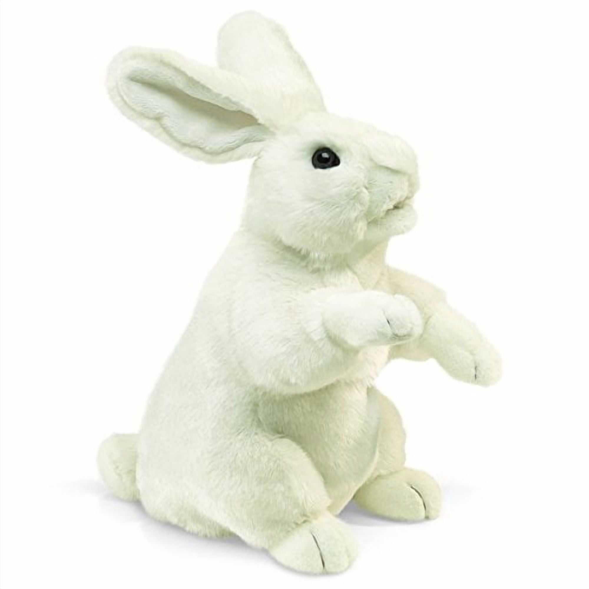 Folkmanis Standing White Rabbit Hand Puppet - Walmart.com