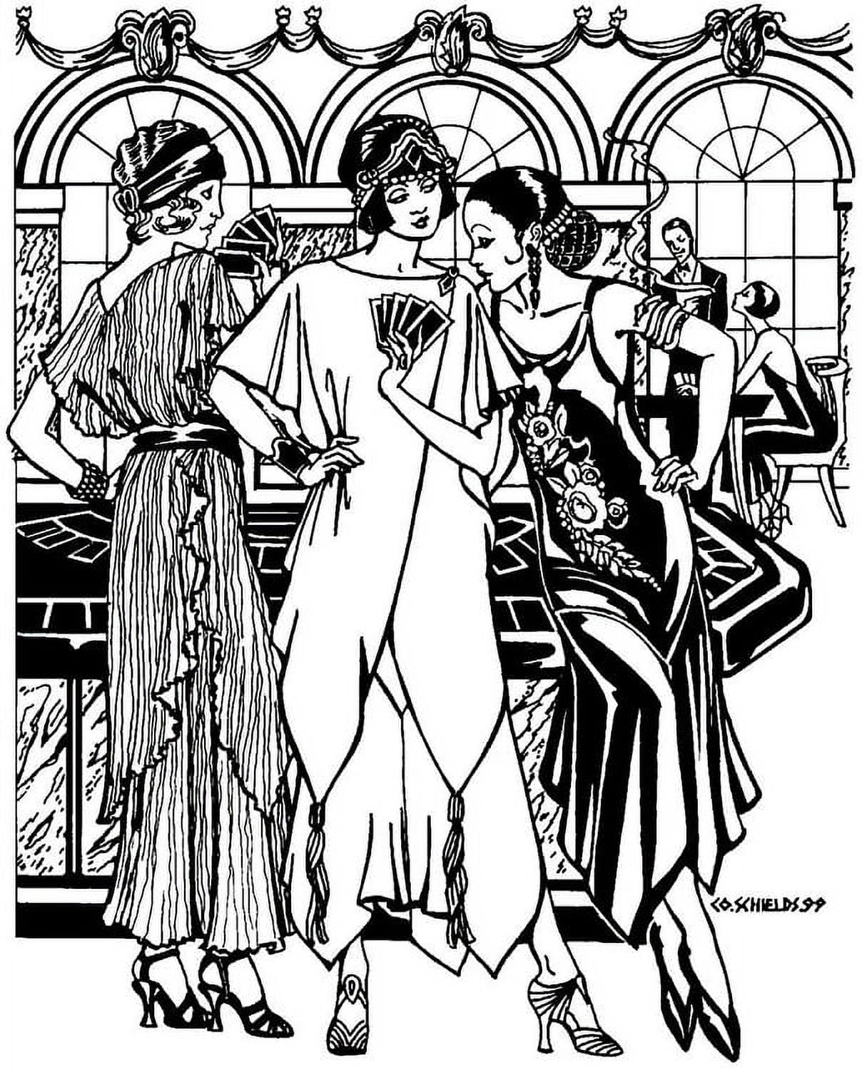 Folkwear 1920s Flapper Monte Carlo Dress Pullover Tunic Tops #264 ...