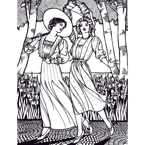 Folkwear Garden Party Dress #220 Sewing Pattern (Pattern Only ...