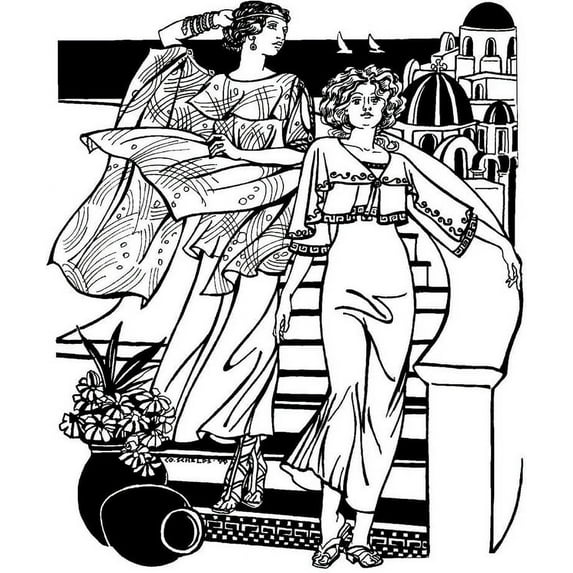 Folkwear Greek Island Dress Tunic Jacket #266 Sewing Pattern (Pattern ...