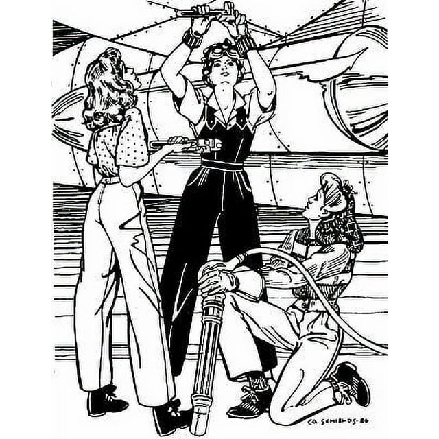 Folkwear Rosie the Riveter #240 Camp Shirt Slacks Pants Overalls 1940's ...