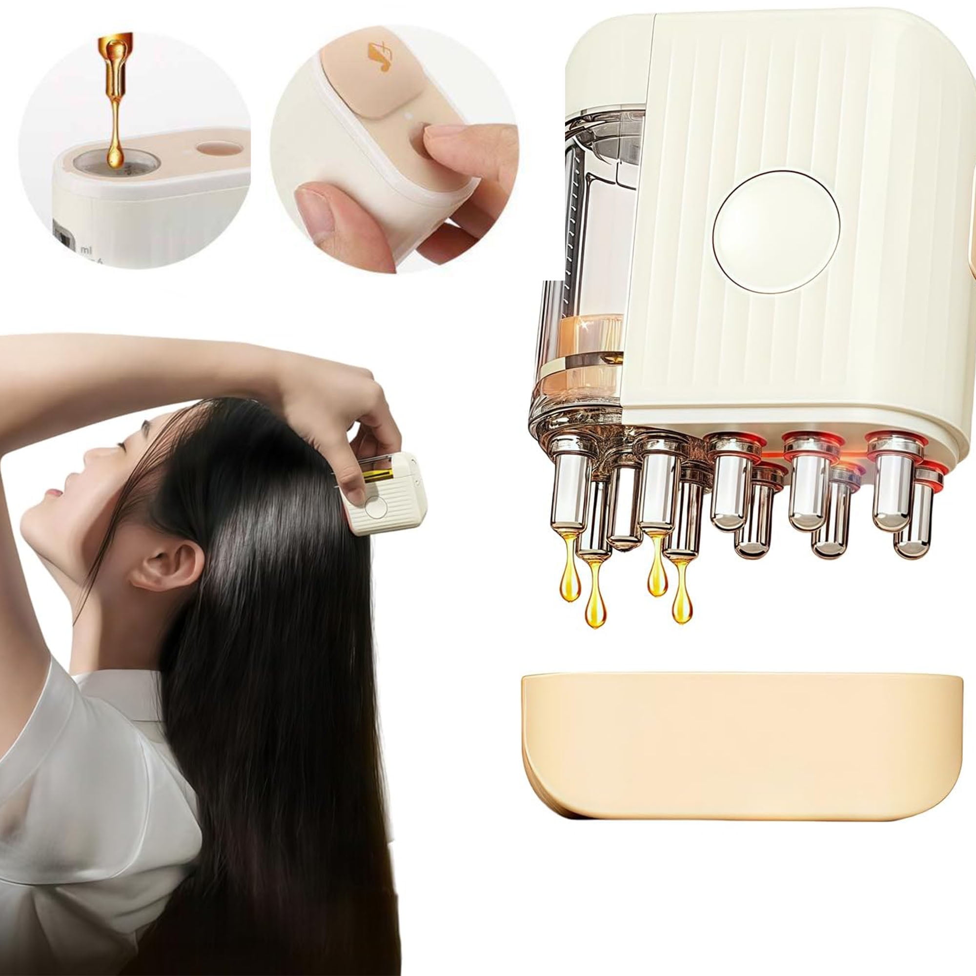 Follicle Activator 3.0 Scalp Machine, Effortless Hair Oil Applicator ...