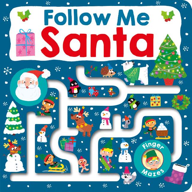 Follow Me Santa Maze Book (Board Book) - Walmart.com