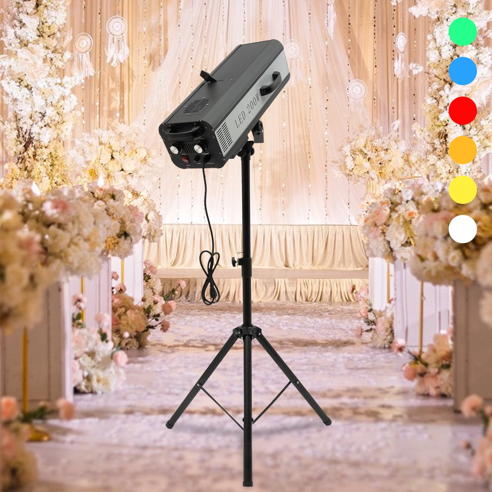 Follow Spot Light, 200W Follow Spotlight, LED Stage Spotlight - Walmart.com