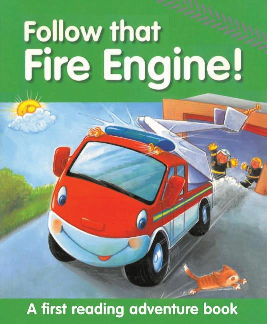 Follow That Fire Engine! : A First Reading Adventure Book (Paperback ...