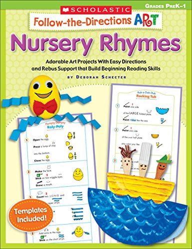 Pre-Owned Follow-The-Directions Art: Nursery Rhymes, Grades PreK-1 ...