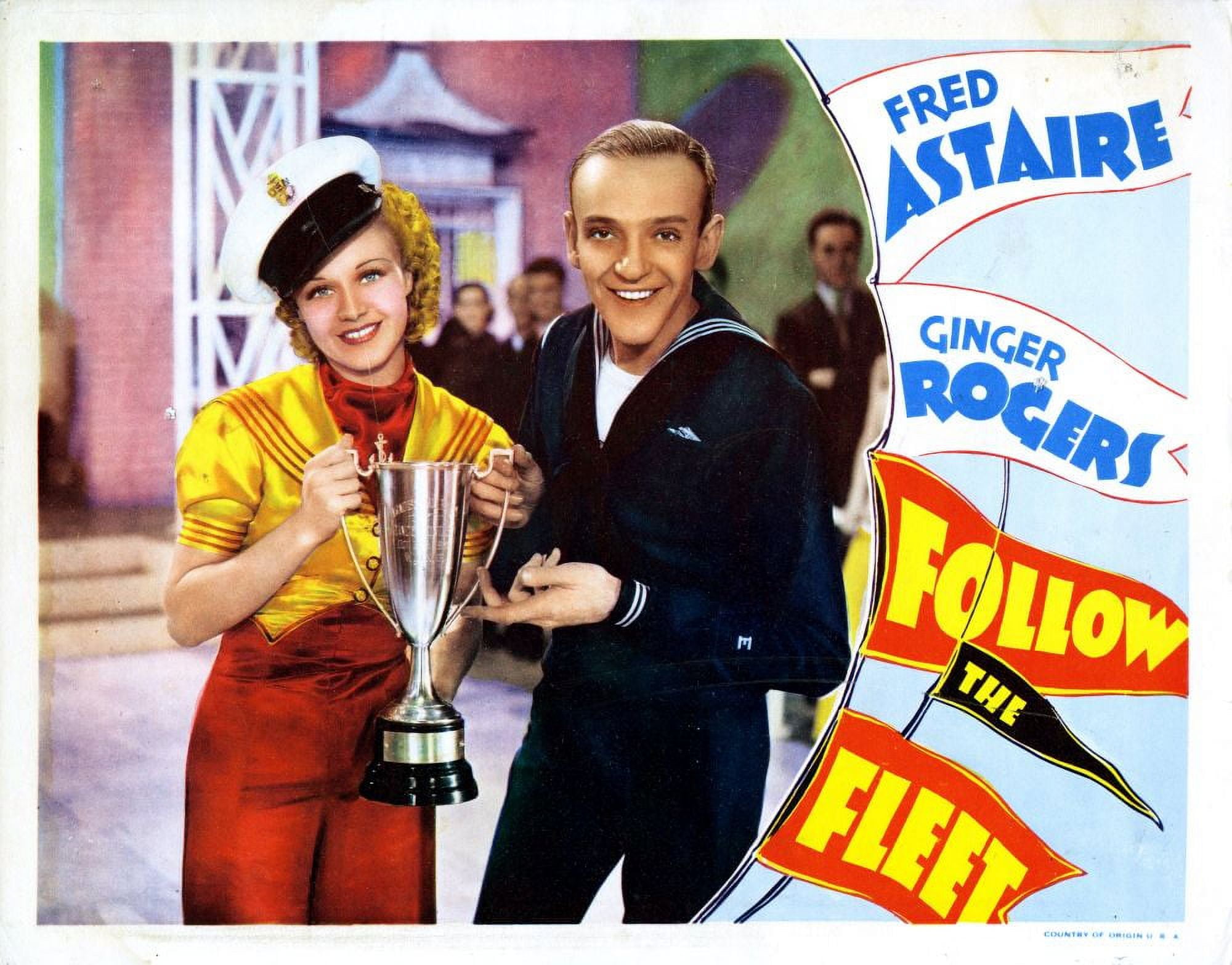 Follow The Fleet, From Left, Ginger Rogers, Fred Astaire, 1936 Poster Print (16 x 20) - Walmart.com