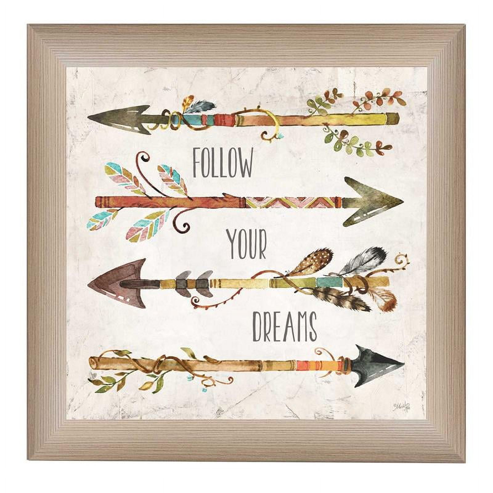 Follow Your Dreams By Marla Rae Printed Wall Art Wood Multi-Color ...