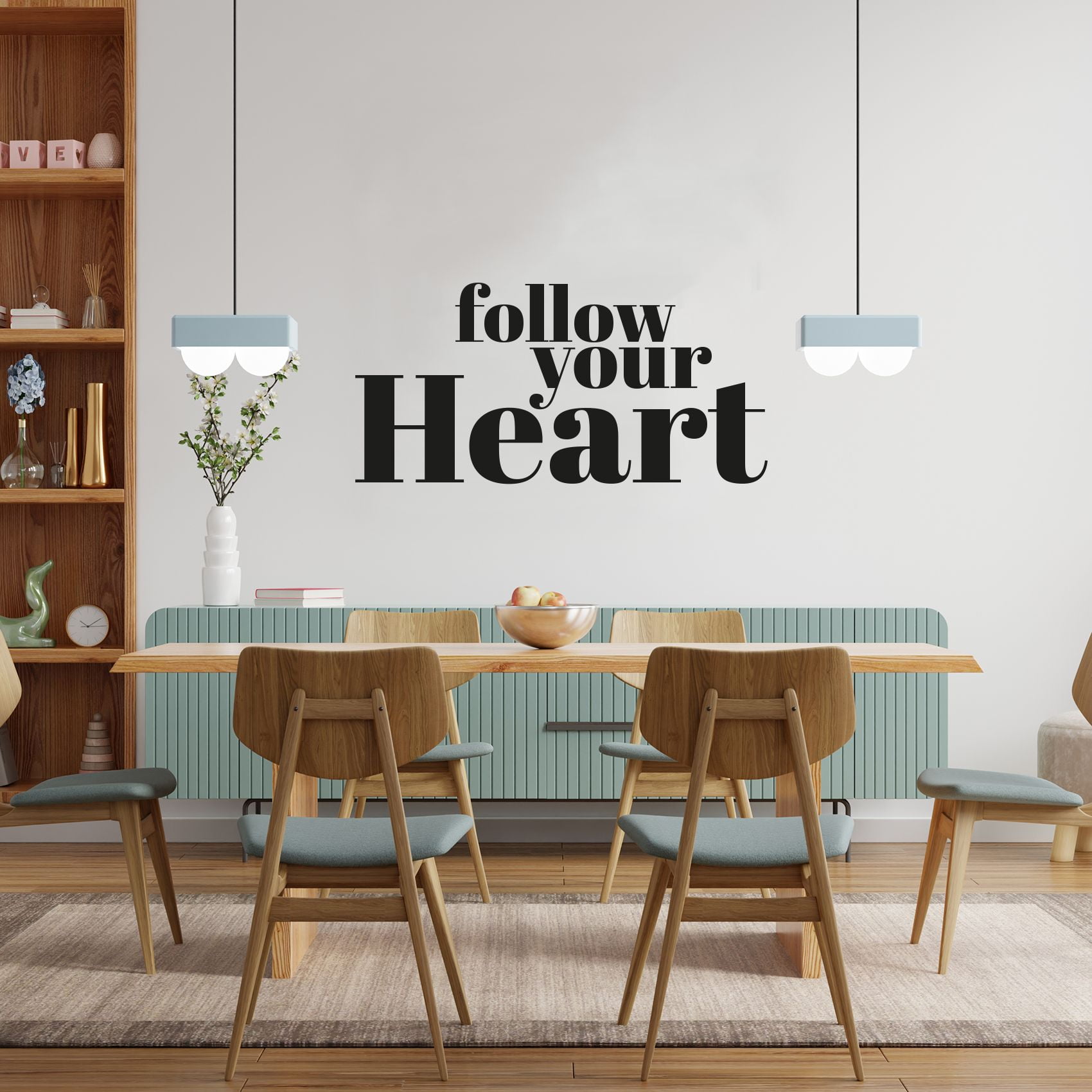 Follow Your Heart Quote Motivation Positive Life Mantra Inspiration ...