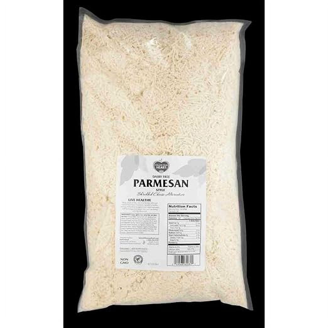 Follow Your Heart Vegan Shredded Parmesan, 5 Pound -- 3 per case ...