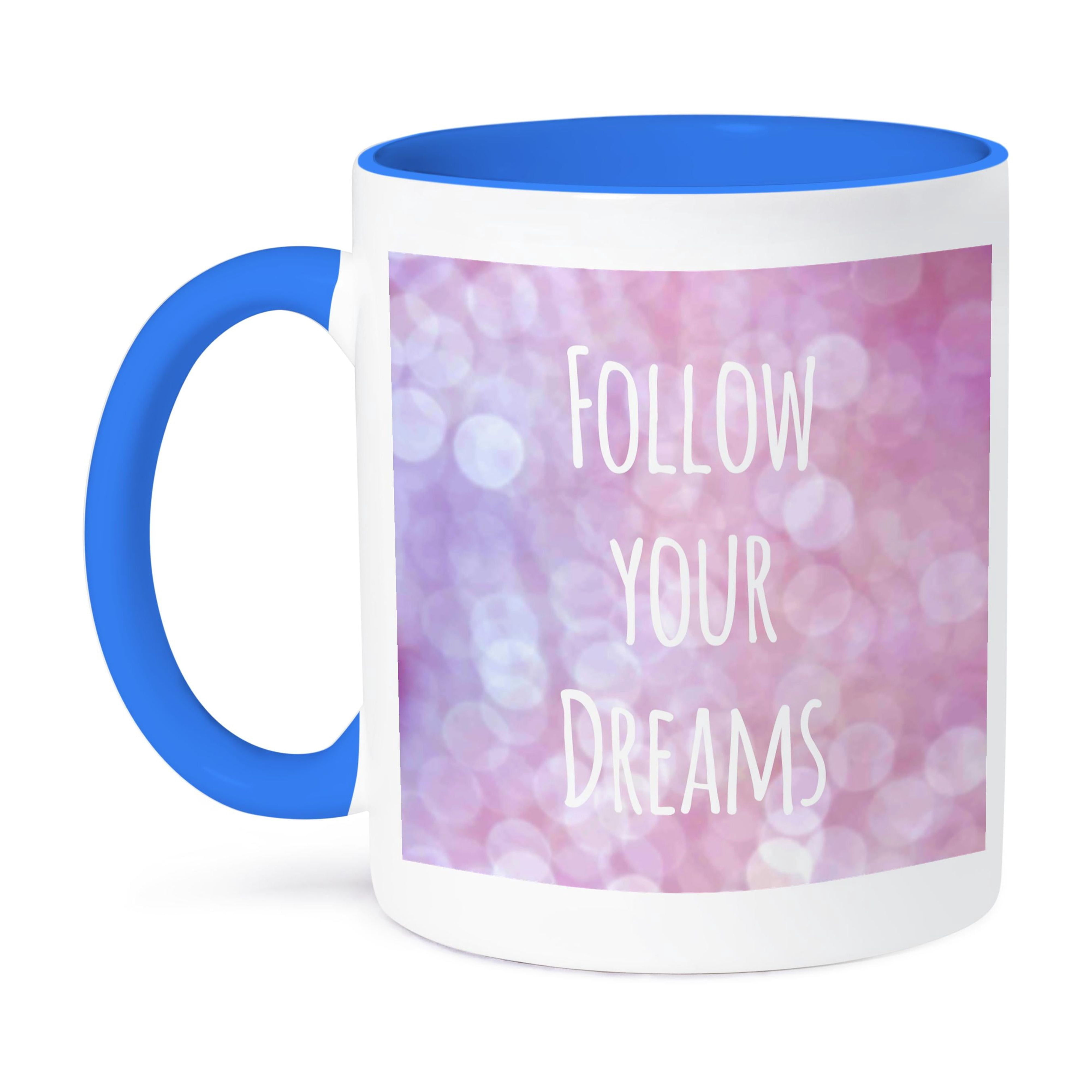 3dRose, Follow your dreams - pink pretty magical bokeh - girly sparkle ...