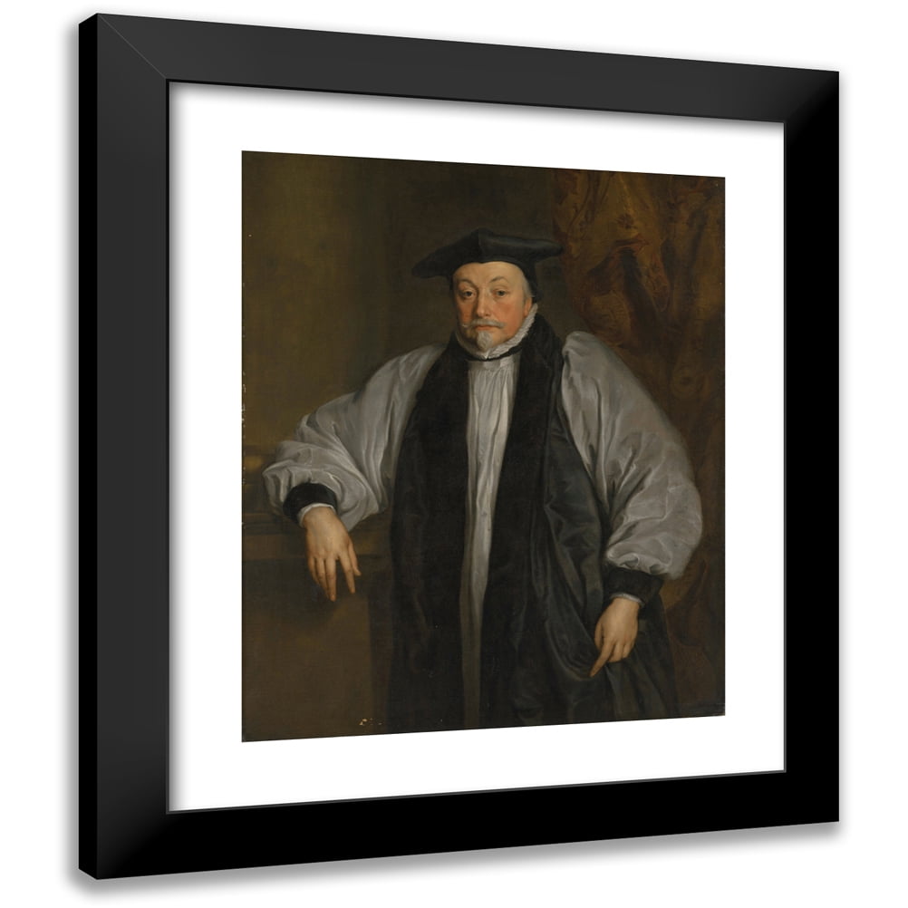 Follower of Anthony van Dyck 12x14 Black Modern Framed Museum Art Print ...