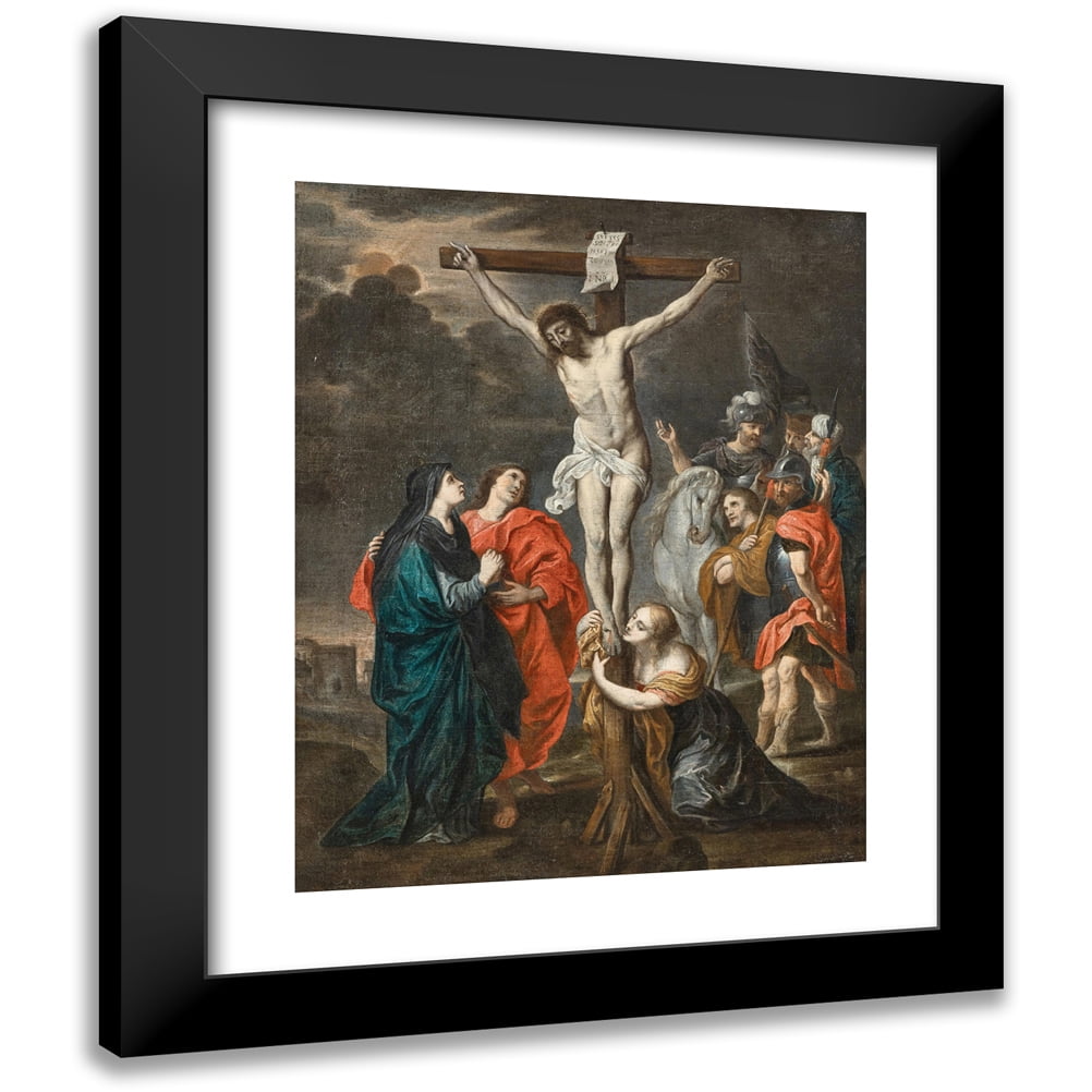 Follower of Peter Paul Rubens 12x14 Black Modern Framed Museum Art ...
