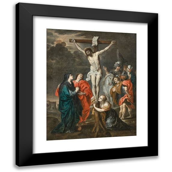 Follower of Peter Paul Rubens 12x14 Black Modern Framed Museum Art ...