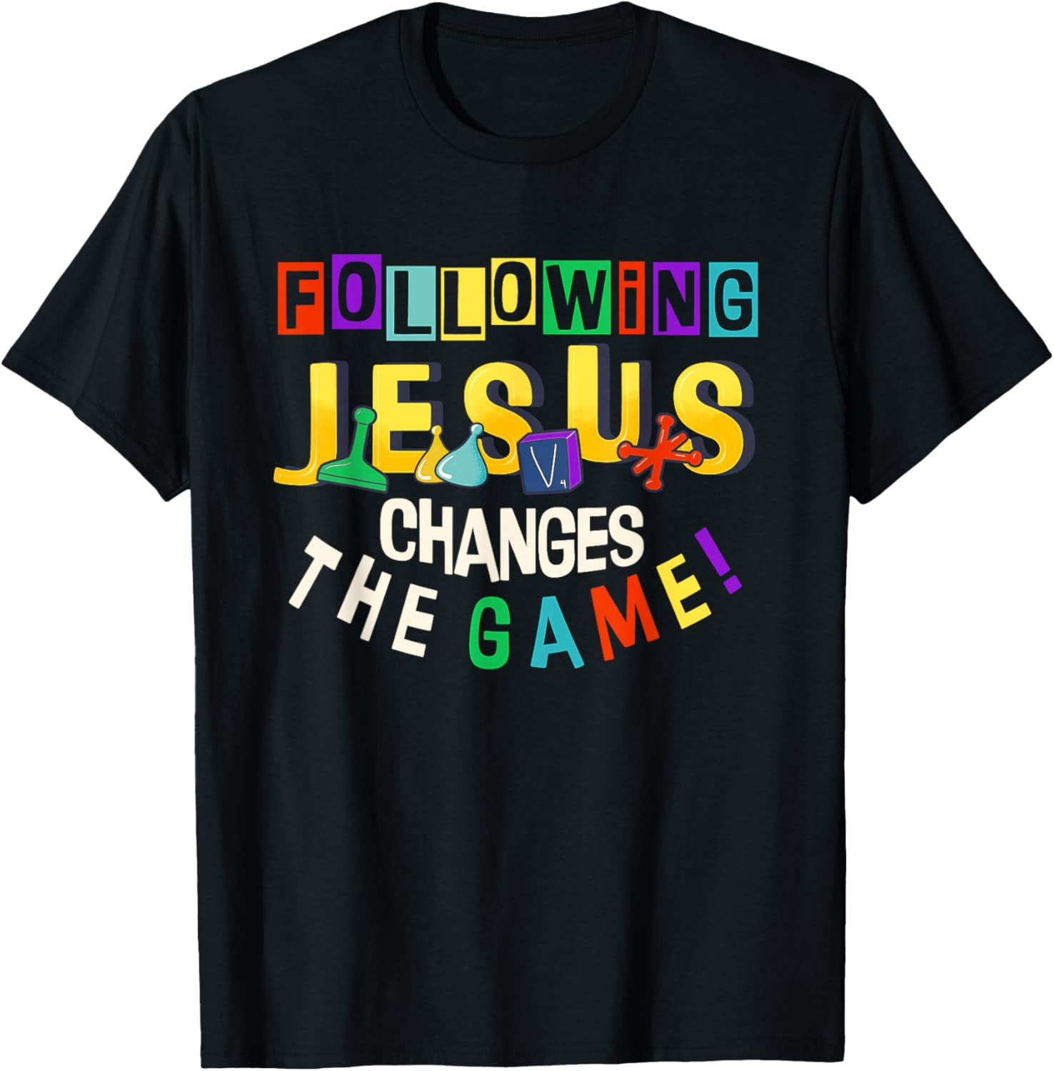 Following Jesus Changes The Game Vacation Bible School Crew T-Shirt ...