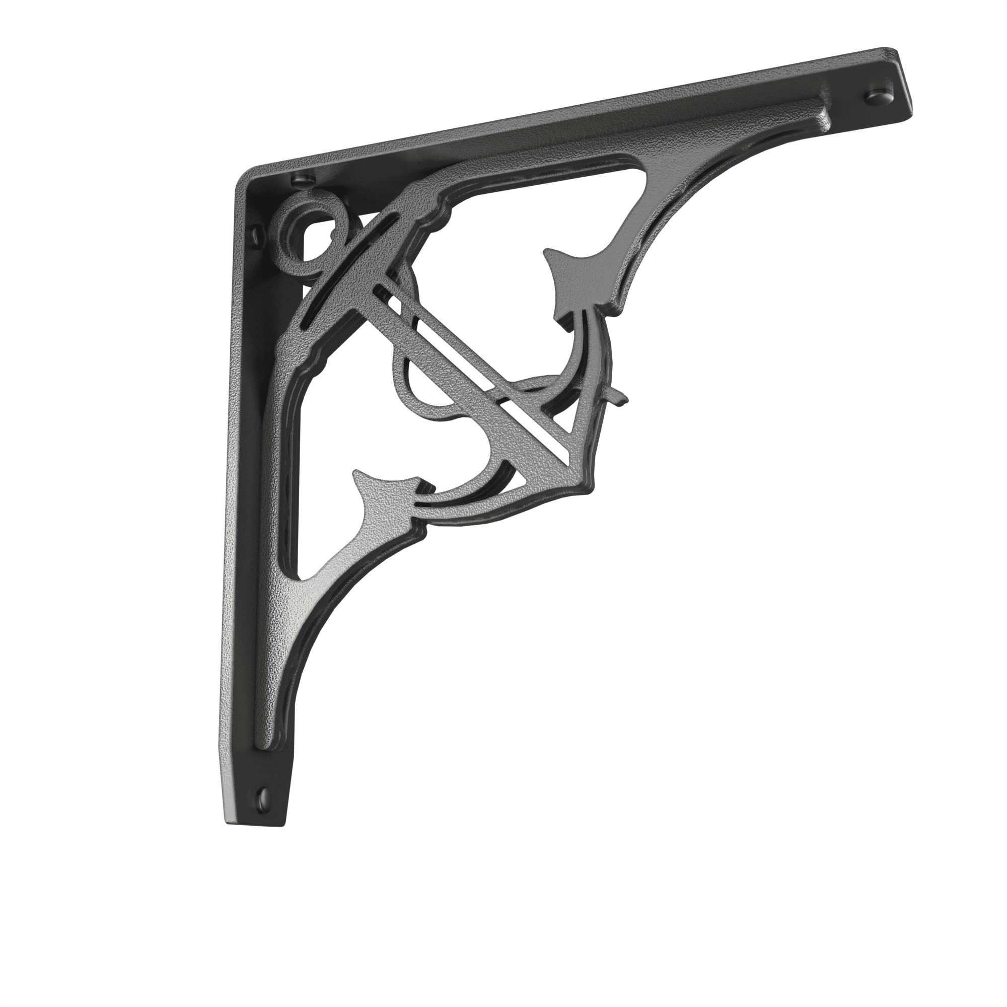 Folly Heavy Duty Steel Material Mantel Brackets Floating Shelf- 8" x 8 ...