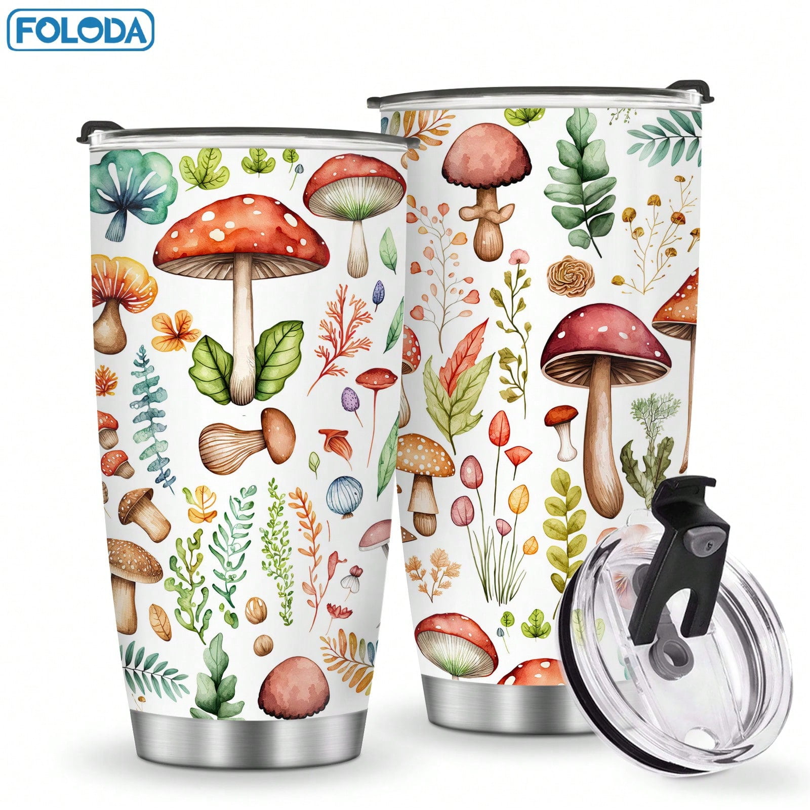 Foloda 1pc Mushroom Tumbler, Birthday Gifts for Mushroom Lover ...