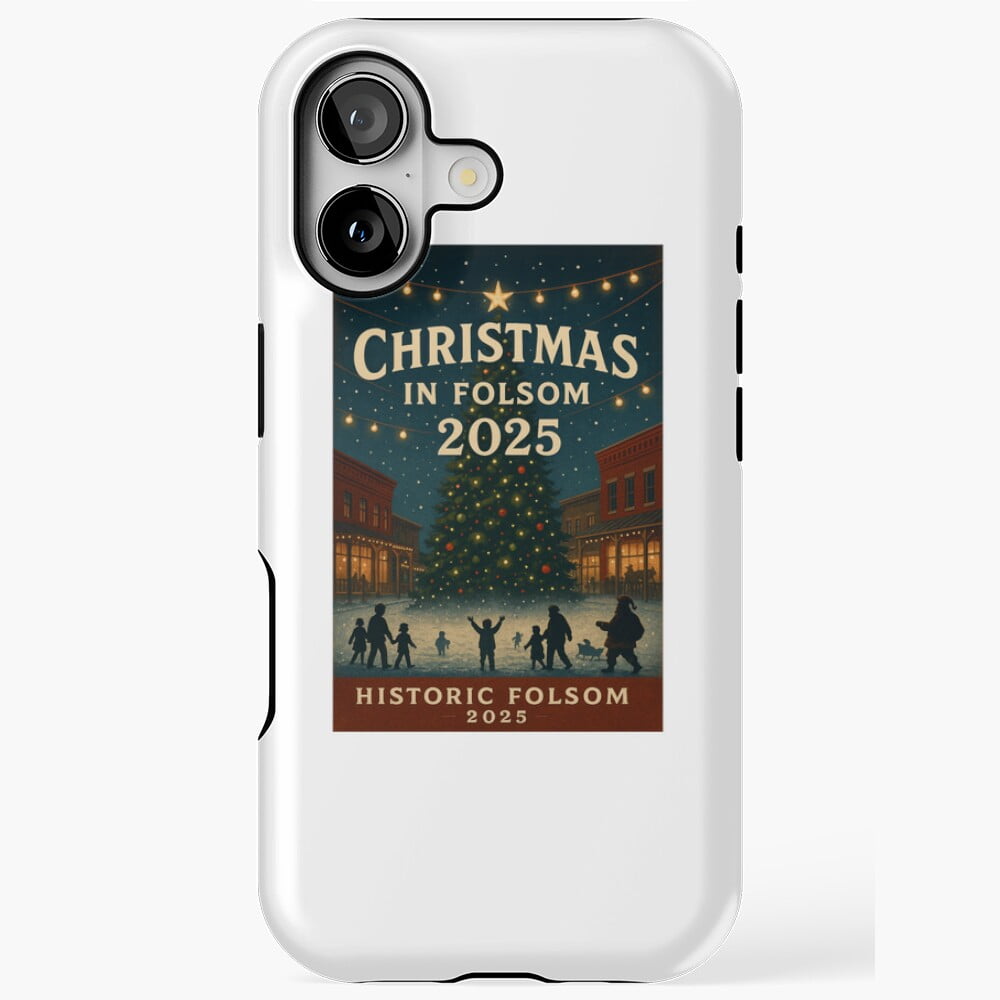 Folsom California Holiday Christmas 2025 Design for iPhone 17 11 12 13 ...
