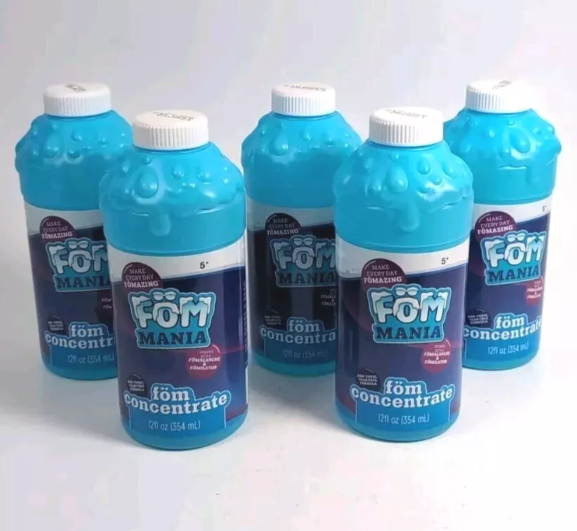 Fom Mania 5 Pack Föm Concentrate Refill Bottles 12 oz (354 mL) Each Non ...
