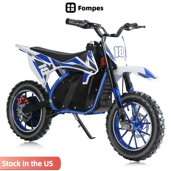 Fompes Electric Dirt Bike 7.5Ah Battery Ebike 36V Ride On Dirtbike 250W Motor Max Dirtbike 15 ...