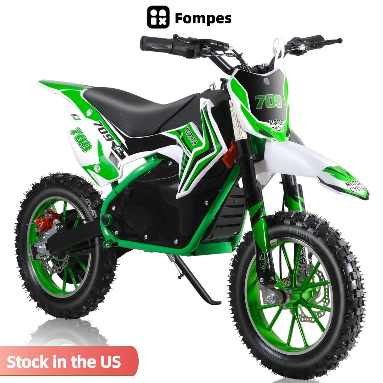 Fompes Electric Dirt Bike 7.5Ah Battery Ebike 36V Ride On Dirtbike 350W Motor Max Dirtbike 15 ...
