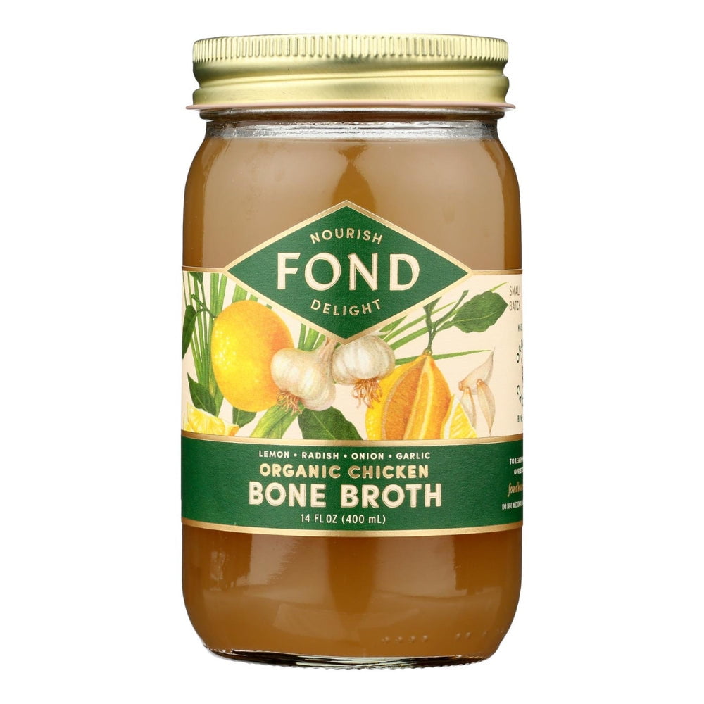 Fond Bone Broth - Bne Brth Sprng Cln Lm - Case Of 4-14 Fz - Walmart.com