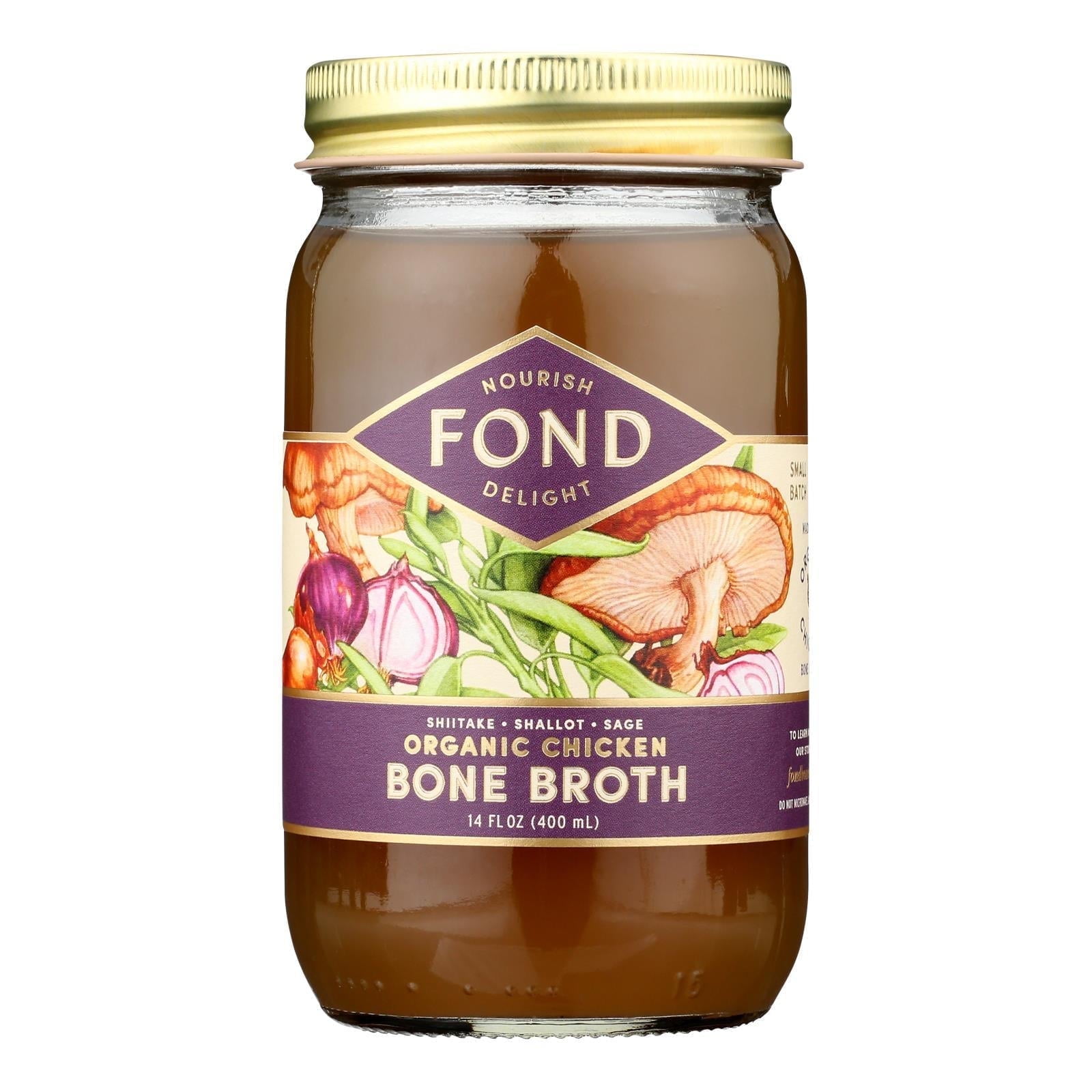 Fond Bone Broth - Bne Brth Yth Tnic Sht - Case of 4-14 FZ - Walmart.com