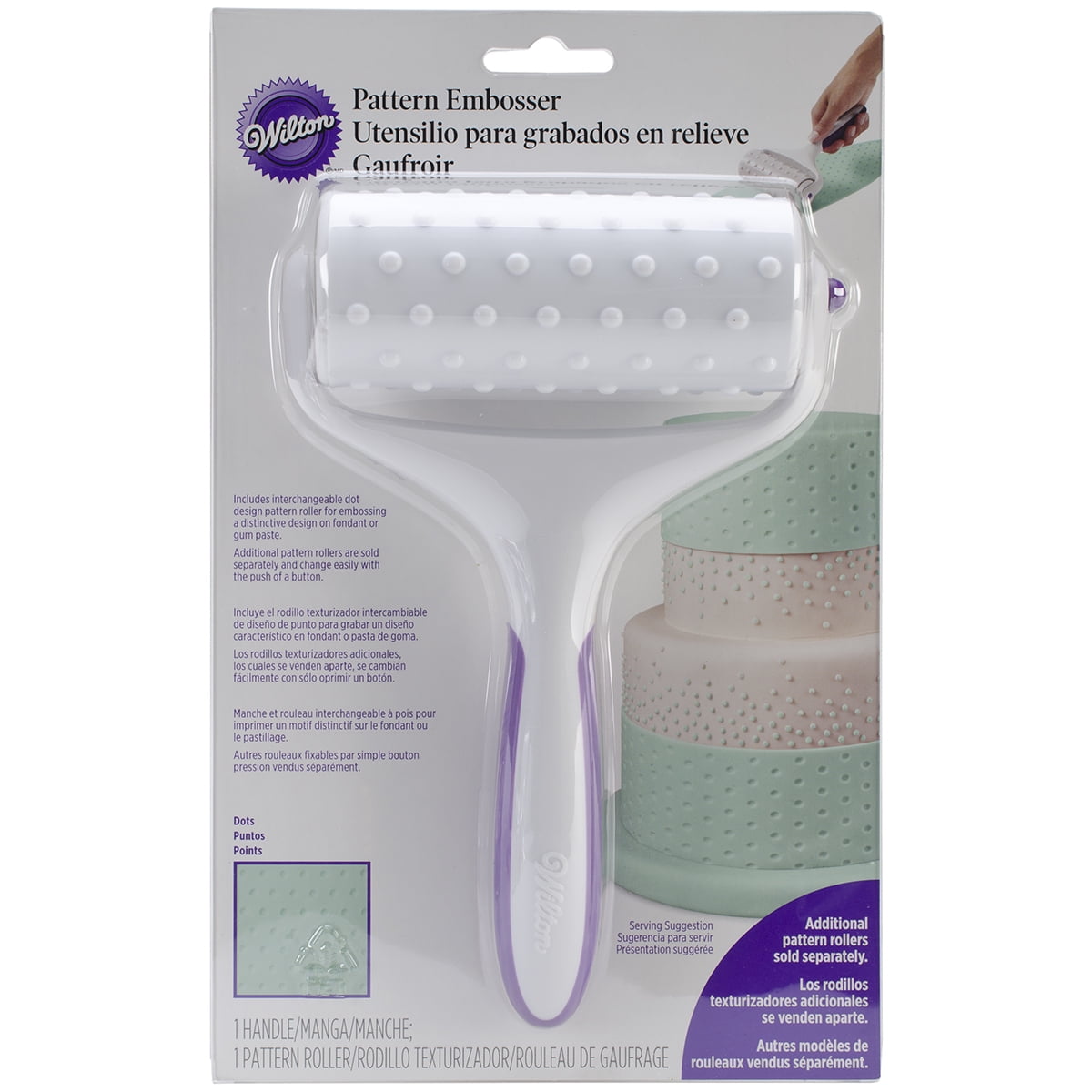 Wilton 2-Piece Pattern Embosser Set - Walmart.com