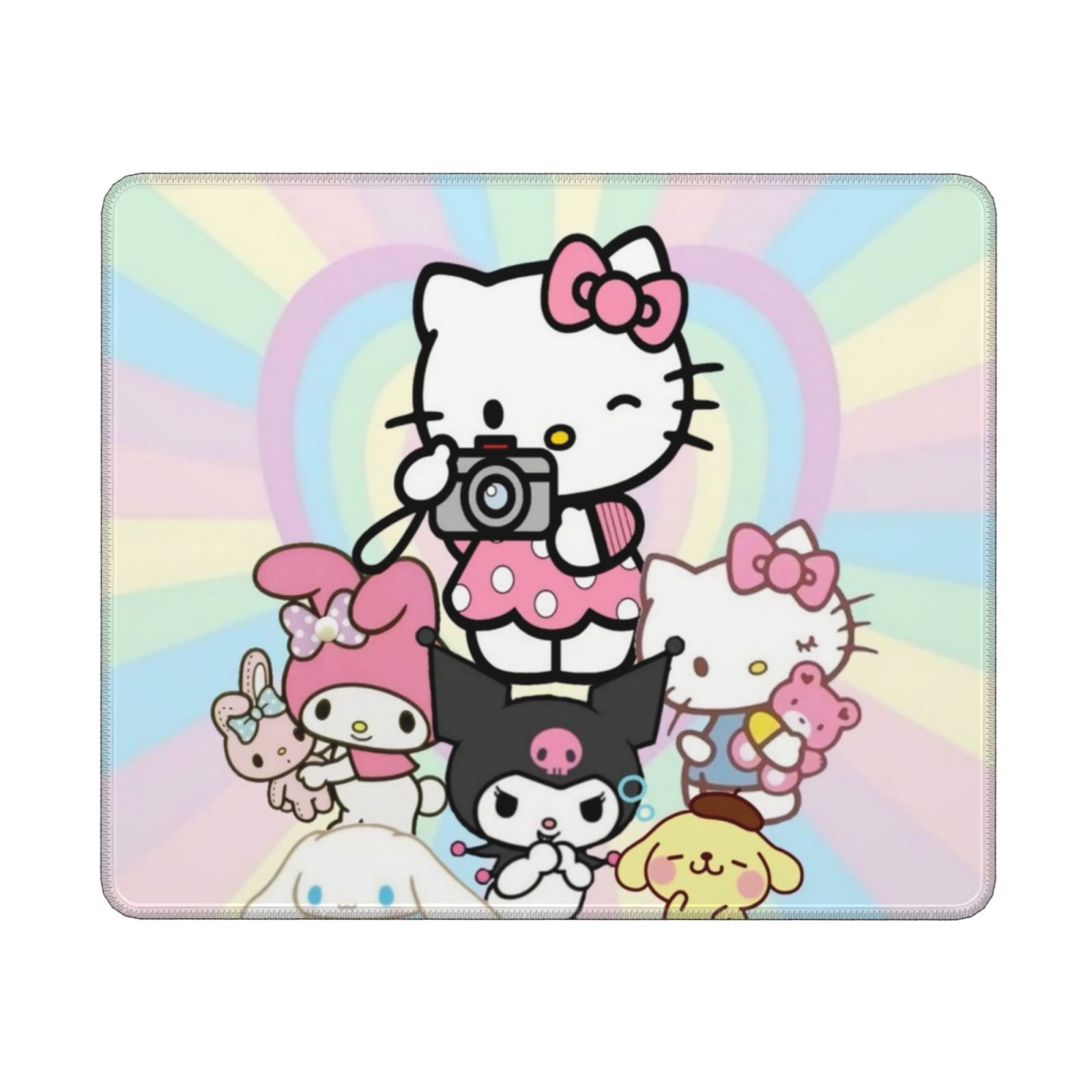 Fondo Hello Kitty Mouse Pad,Office Computer Mouse Pad with Stitched ...