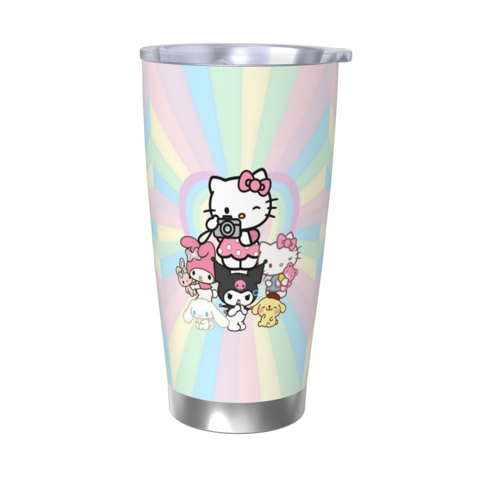 Fondo Hello Kitty Water Bottle,Insulated Travel Coffee Mug,Stainless ...