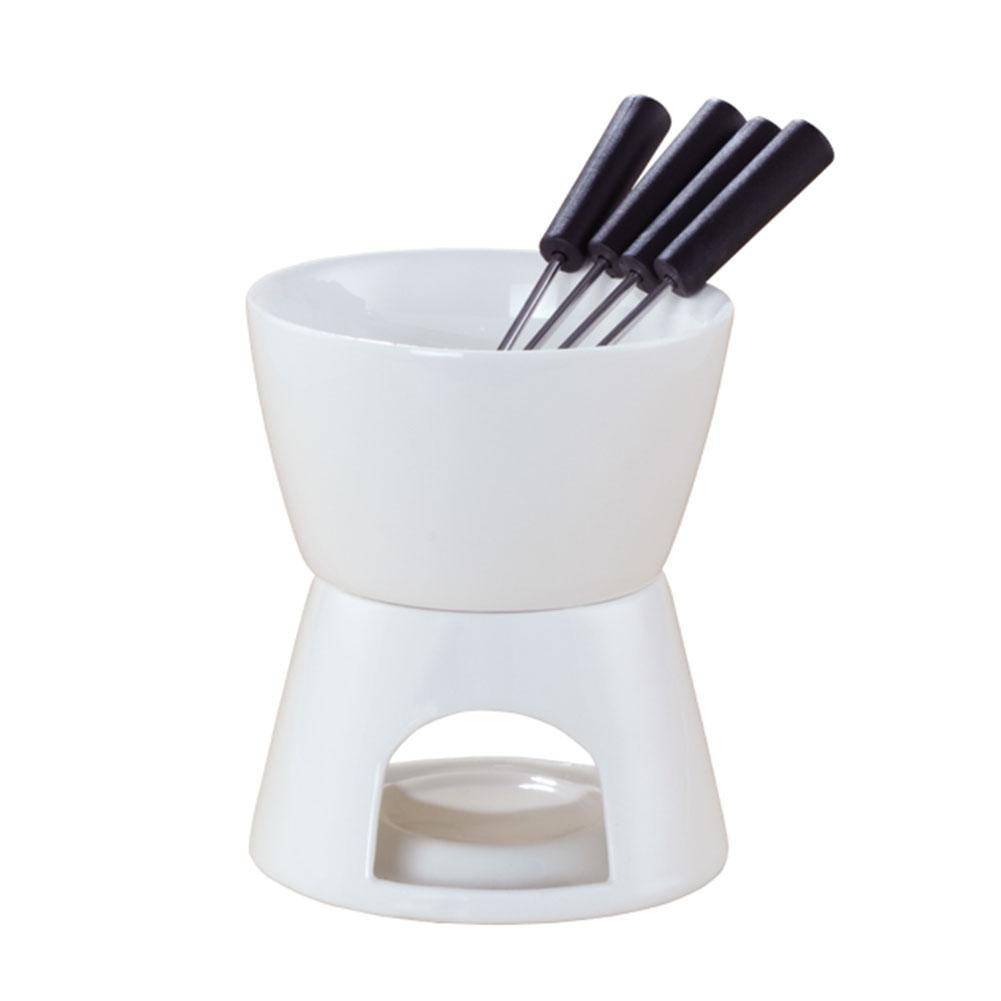 Fondue Pot Set, Mini Fondue Pot Set for Melting Chocolate Cheese, 400ML ...