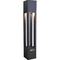 FoneLight Aluminium Landscape Bollard Light - 30” IP65 Modern Bollard Lighting Hardwired - 9W ...
