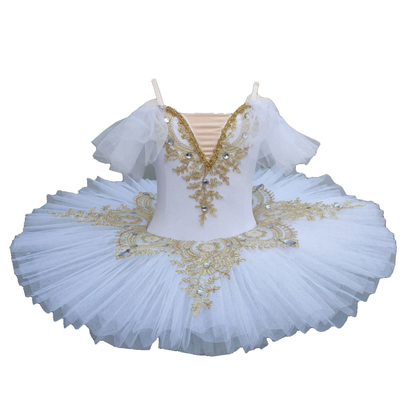 Fonma Girls Camisole Skirted Leotard Swan Lake Ballet Dance Outfit Tutu ...